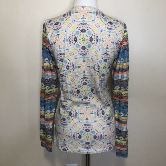 Whimsy Rose | Tops | Whimsy Rose Aztec Inspired Multicolored Long ...